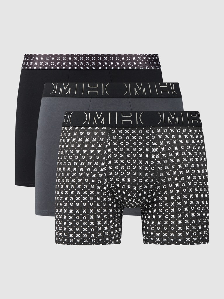 HOM Trunks mit Stretch-Anteil im 3er-Pack (black) online kaufen