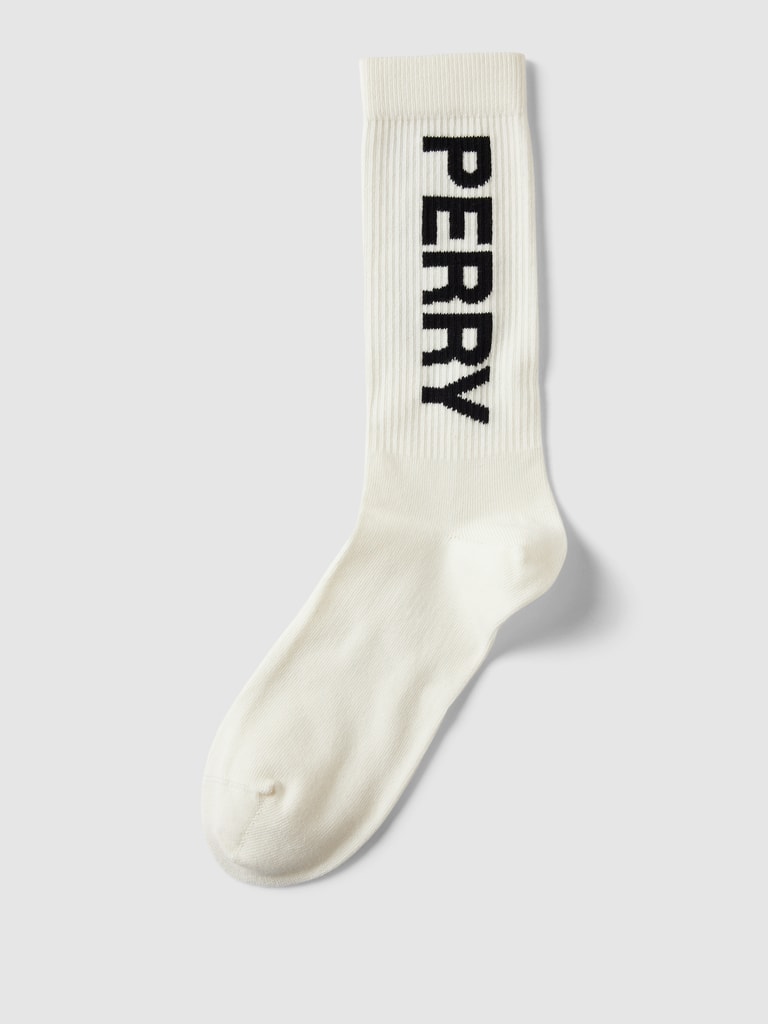Fred Perry Socken mit Label-Print Modell 'Branded Rib Sock' (weiss ...