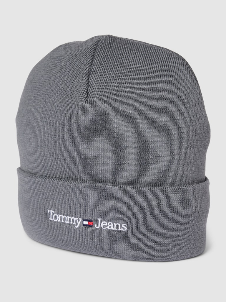 Tommy Jeans Beanie mit Label-Stitching Modell 'SPORT' (hellgrau) online ...