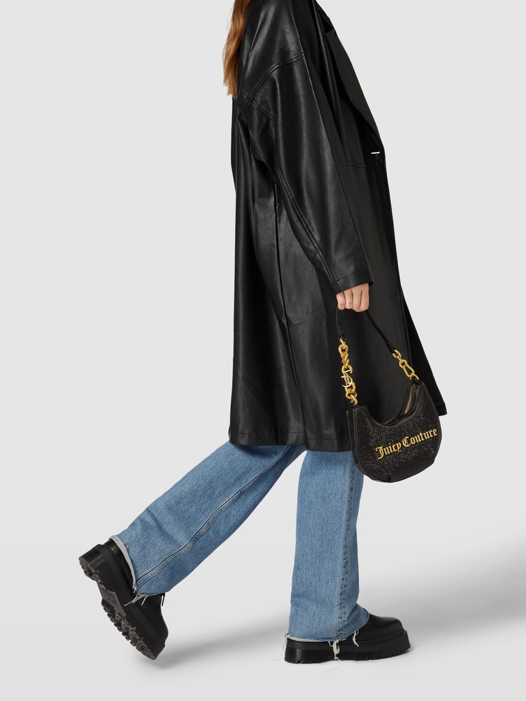 Juicy Couture Hobotas met strass-steentjes, model 'Pavè' in zwart ...