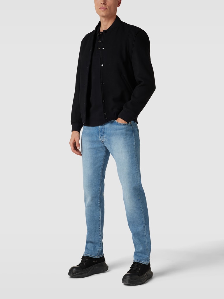 HECHTER PARIS Poloshirt mit Label-Detail (black) online kaufen