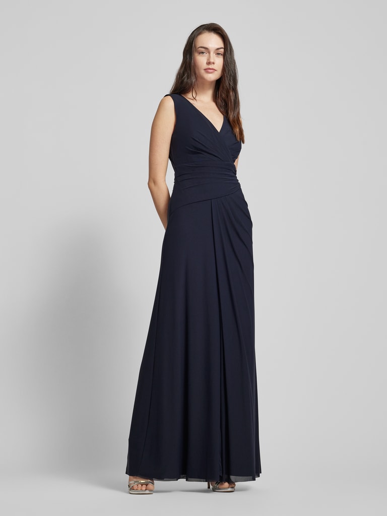 Vera Mont Abendkleid in Wickel-Optik (dunkelblau) online kaufen