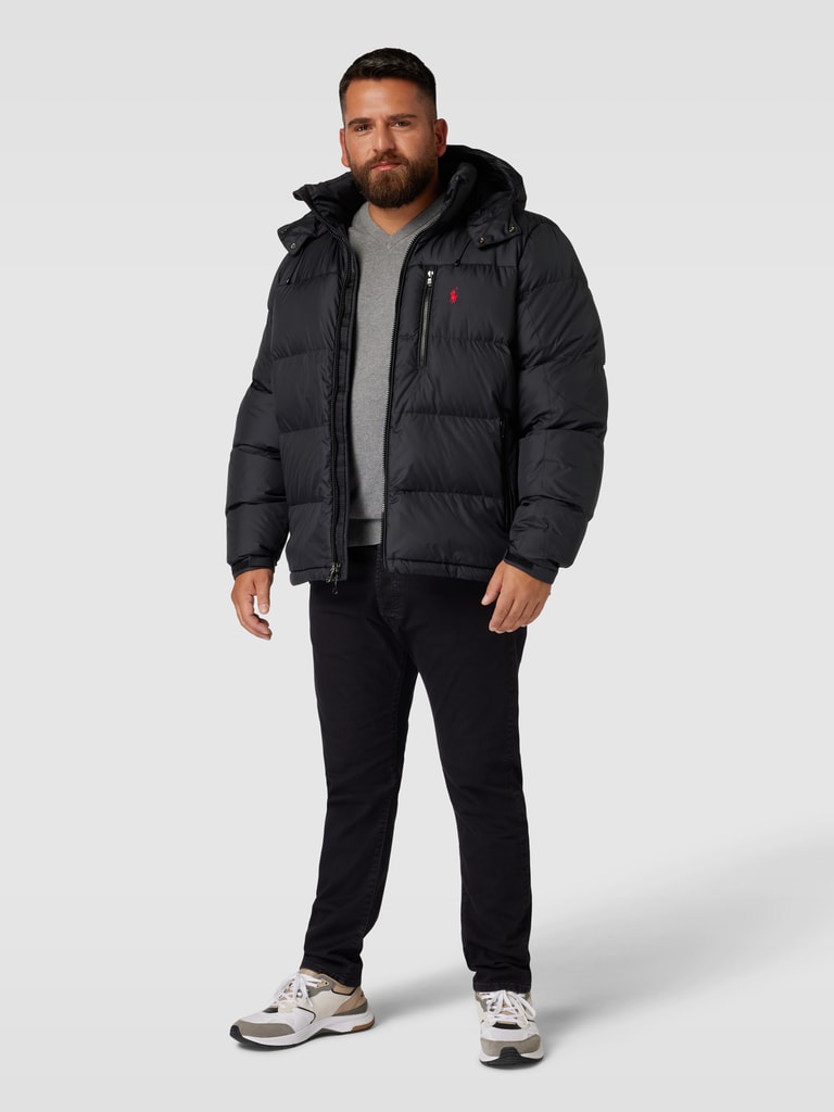 Polo Ralph Lauren Big & Tall PLUS SIZE donsjack met vulling van dons en veren in zwart online ...