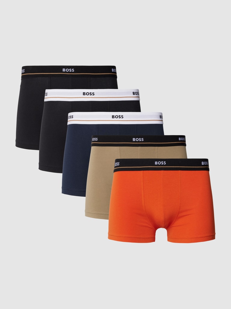 BOSS Trunks mit elastischem Logo-Bund im 5er-Pack (orange) online kaufen