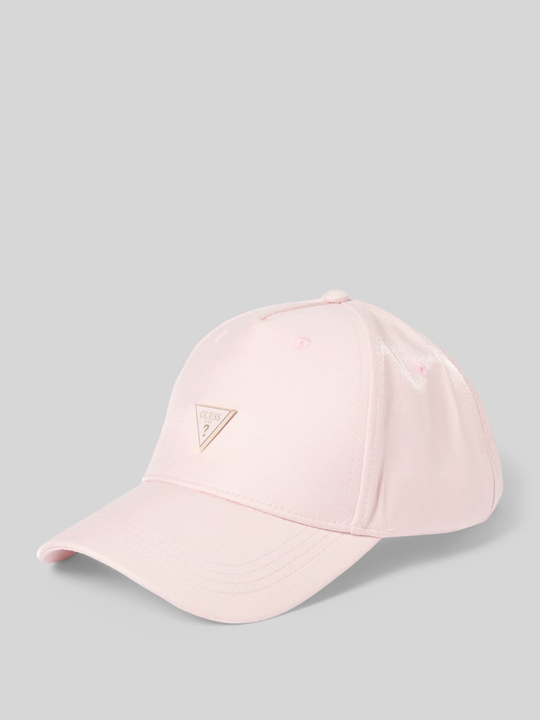 Guess Basecap mit Label-Applikation (rosa) online kaufen