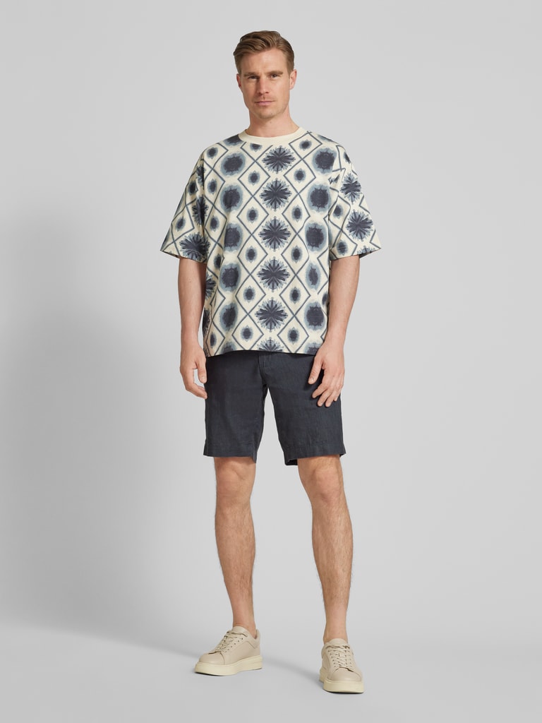 Kup online Mazine Szorty lniane w jednolitym kolorze model ‘Littlefield ...