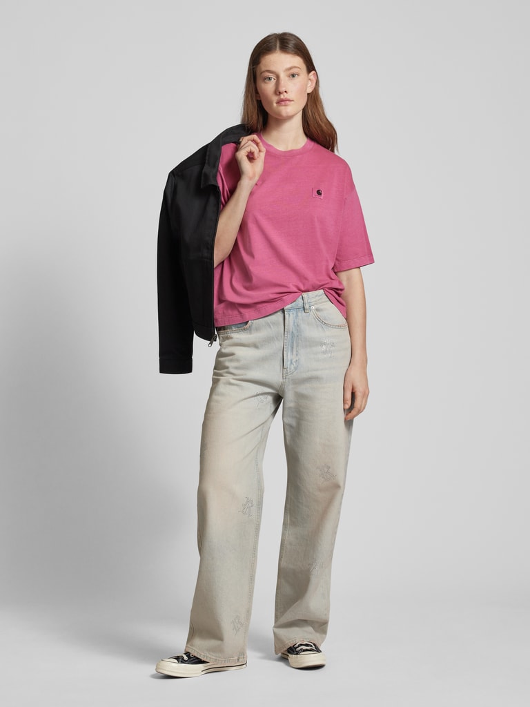Carhartt Work In Progress Oversized T-Shirt mit Label-Patch Modell ...