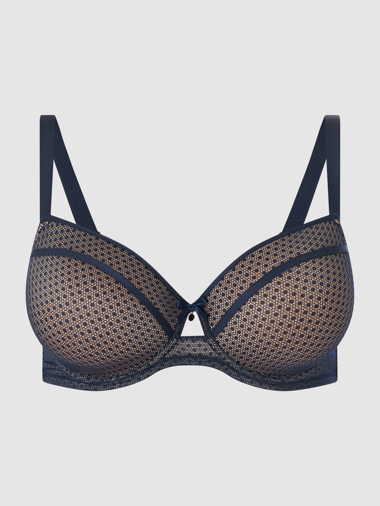 LASCANA PLUS SIZE Schalen-BH mit Stretch-Anteil Modell 'Adriana' - wattiert (dunkelblau) online ...