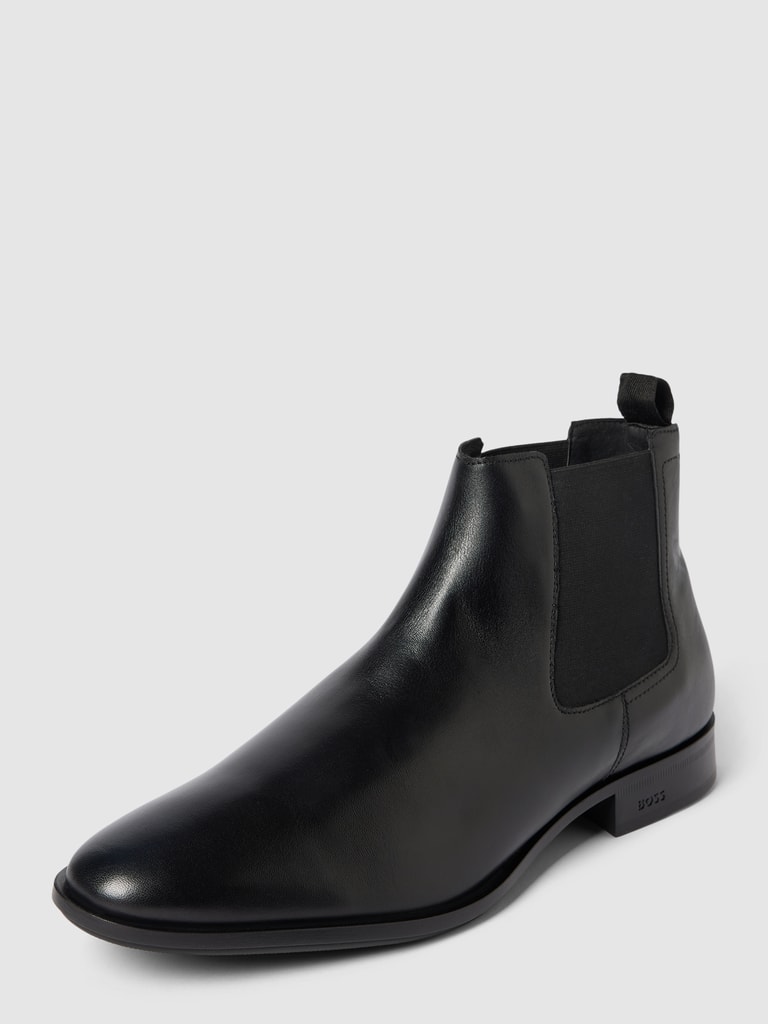 BOSS Chelsea Boots mit Label-Details Modell 'Colby' (black) online kaufen