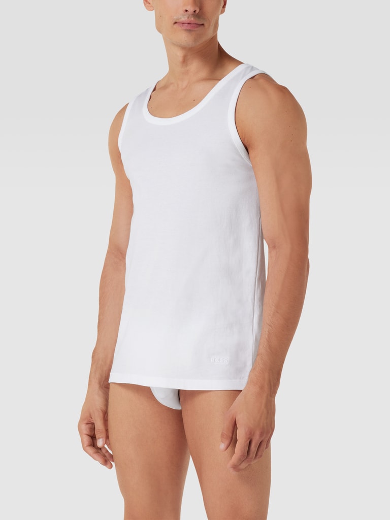 BOSS Tank Top mit Label-Detail im 3er-Pack Modell 'Modern' (weiss ...