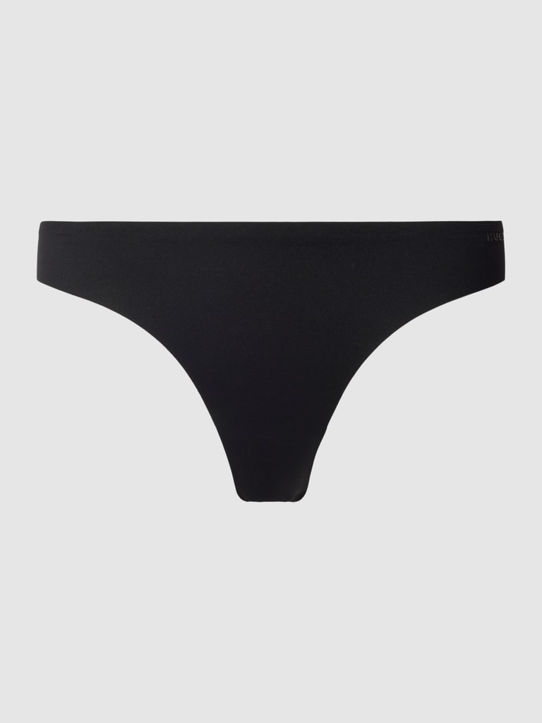 HUGO String met labeldetail, model 'BRAZILIAN' in zwart online kopen | P&C