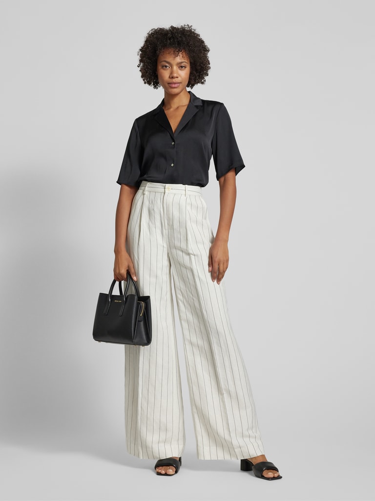 Mango Bluse mit durchgehender Knopfleiste Modell 'SASSA' (black) online ...