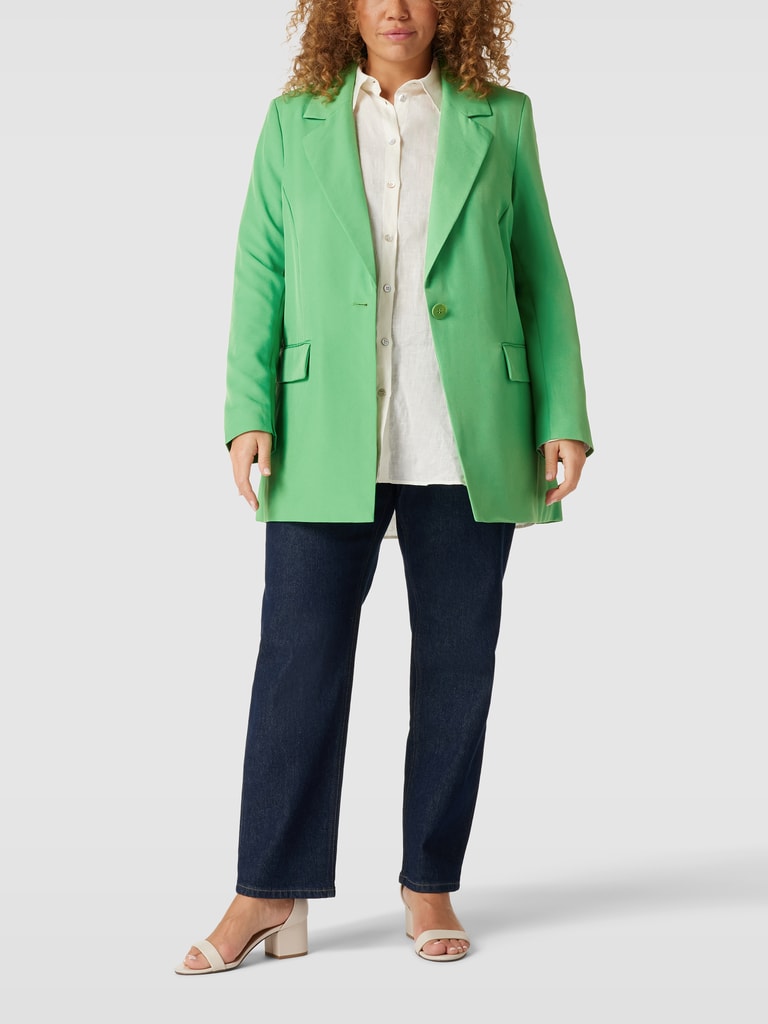 ONLY CARMAKOMA PLUS SIZE Blazer mit Pattentaschen Modell 'THEA' (gruen ...