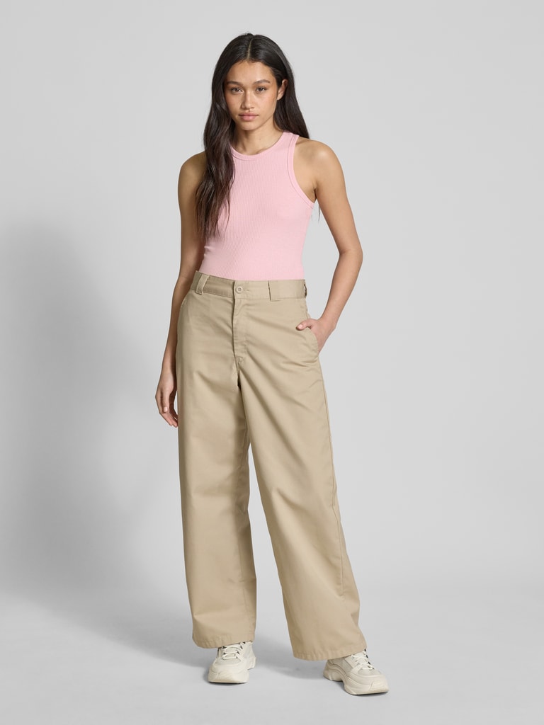 Pieces Regular Fit Tank Top in Rippoptik Modell 'RUKA' (altrosa melange ...