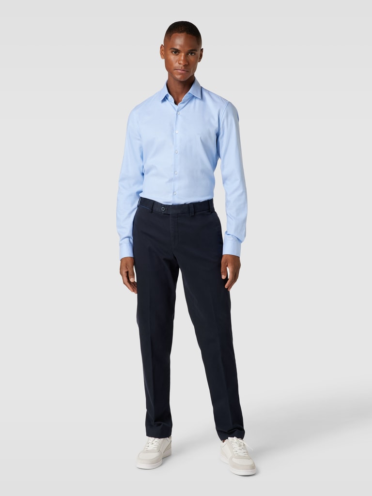 Hiltl Regular Fit Chino mit Paspeltaschen Modell 'PEAKER' (marine ...