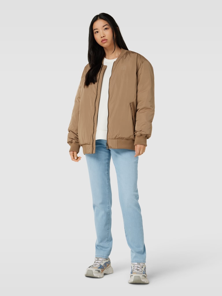 Marc Cain Straight Leg Jeans mit Label-Bund (hellblau) online kaufen