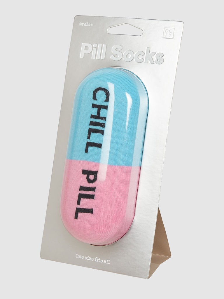 Eat my Socks Socken mit Stretch-Anteil Modell "Pill“ (pink) online kaufen