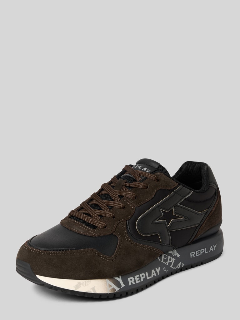 Replay Sneaker mit Label-Details Modell 'FIBER M VANISH' (dunkelbraun ...