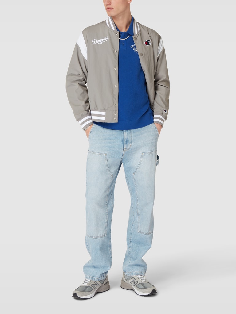 Kup online Marc O'Polo Denim Koszulka polo z fakturowanym wzorem ...