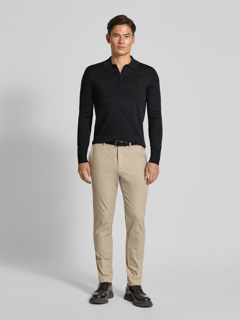 Christian Berg Men Regular Fit Strickpullover aus Woll-Mix mit ...