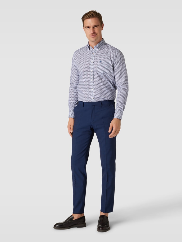 Fynch-Hatton Regular Fit Freizeithemd mit Button-Down-Kragen (rot ...