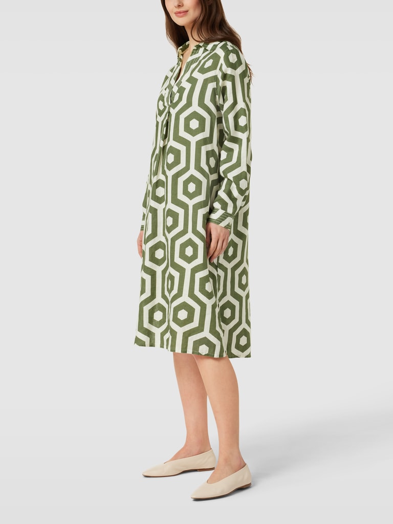 Fynch-Hatton Midikleid mit Allover-Muster Modell 'Big Grafic Linen ...