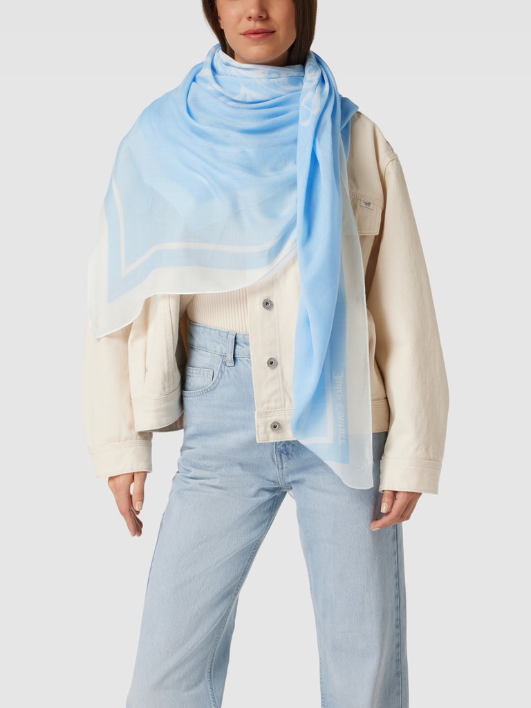 Juicy Couture Schal mit Motiv-Print (blau) online kaufen