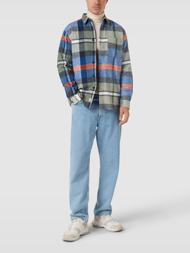 MCNEAL Overhemdjack met tartanruit, model 'Julius' in wit online kopen ...