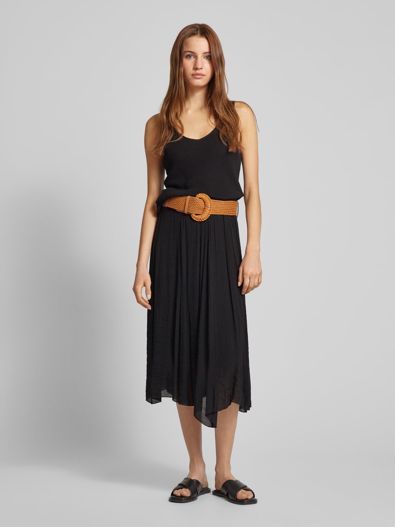 Apricot Midirok met riem in zwart online kopen | P&C