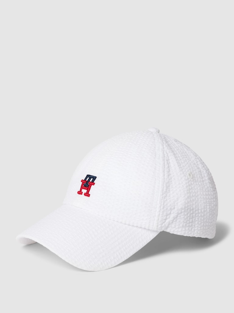 Tommy Hilfiger Base Cap mit Strukturmuster (weiss) online kaufen