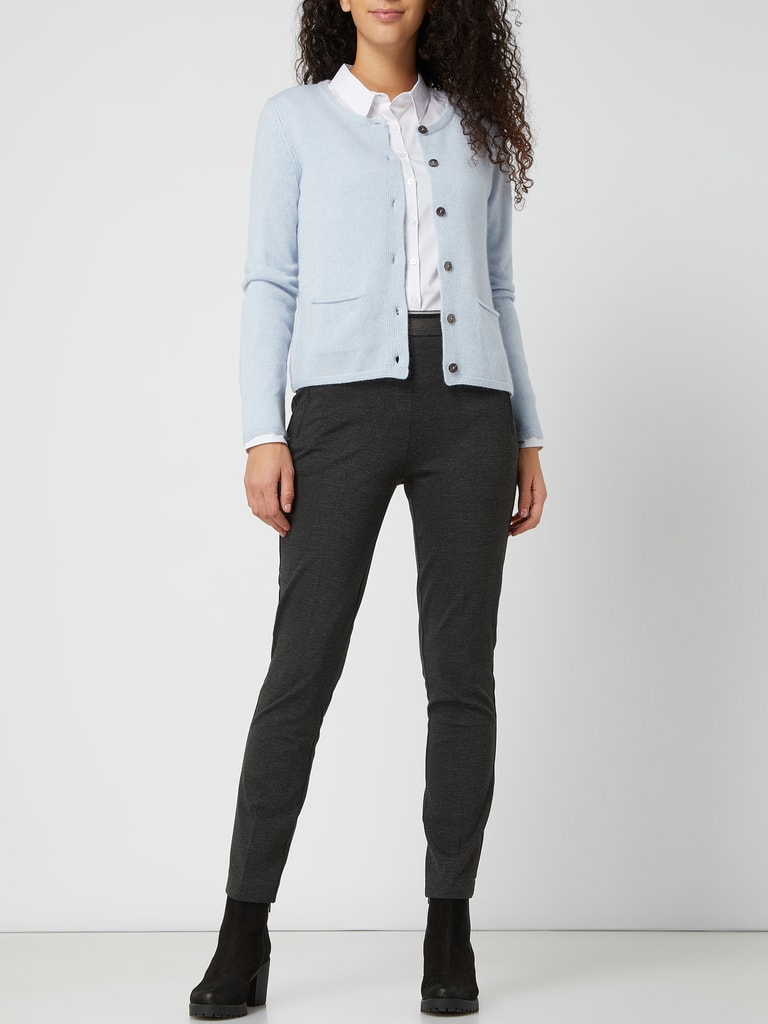 Christian Berg Woman Cardigan aus Kaschmir (bleu melange) online kaufen