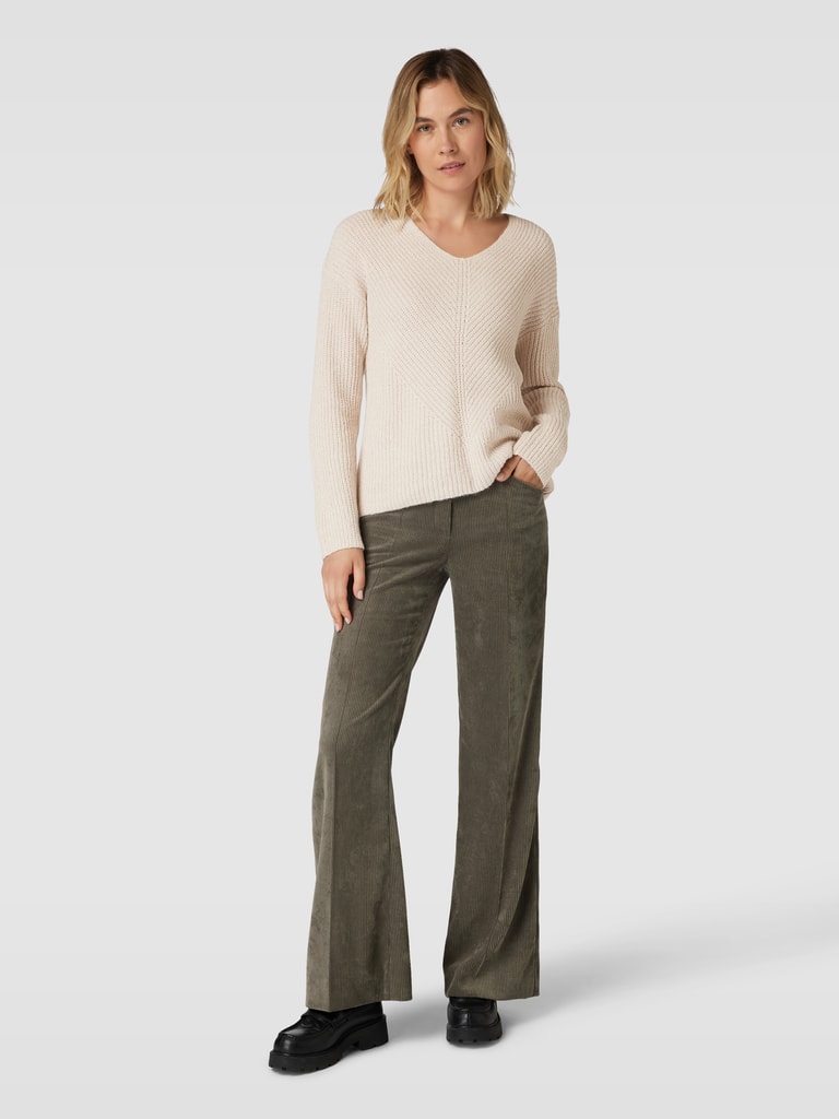 Tom Tailor Strickpullover mit überschnittenen Schultern (hellgrau ...