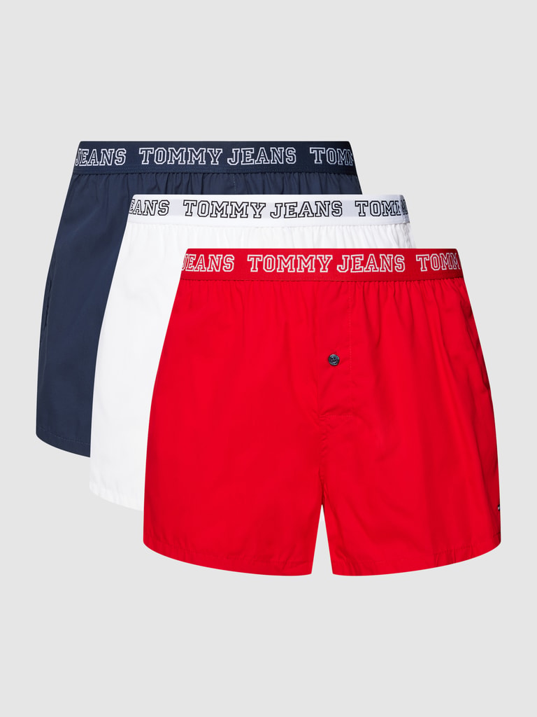 Tommy Jeans Boxershorts mit elastischem Logo-Bund im 3er-Pack (rot ...