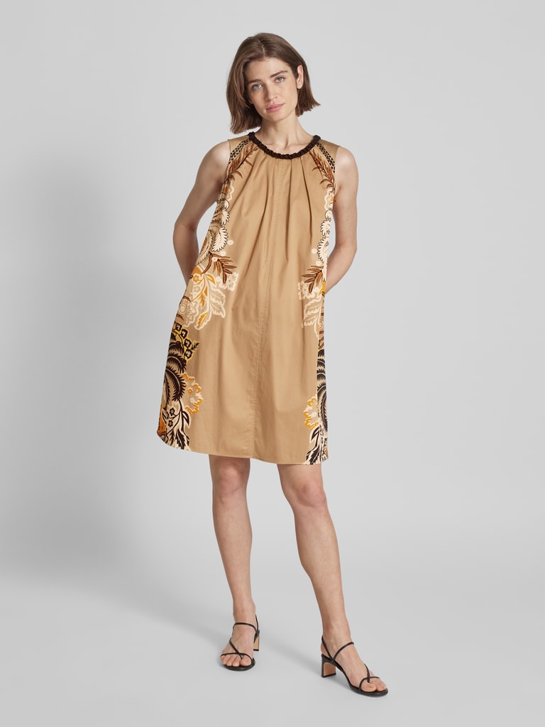 Marc Cain Minikleid mit Rundhalsausschnitt (sand) online kaufen