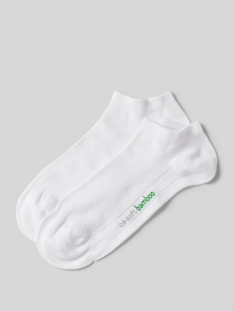 camano Sneakersokken met labelstitching in een set van 2 paar, model ...