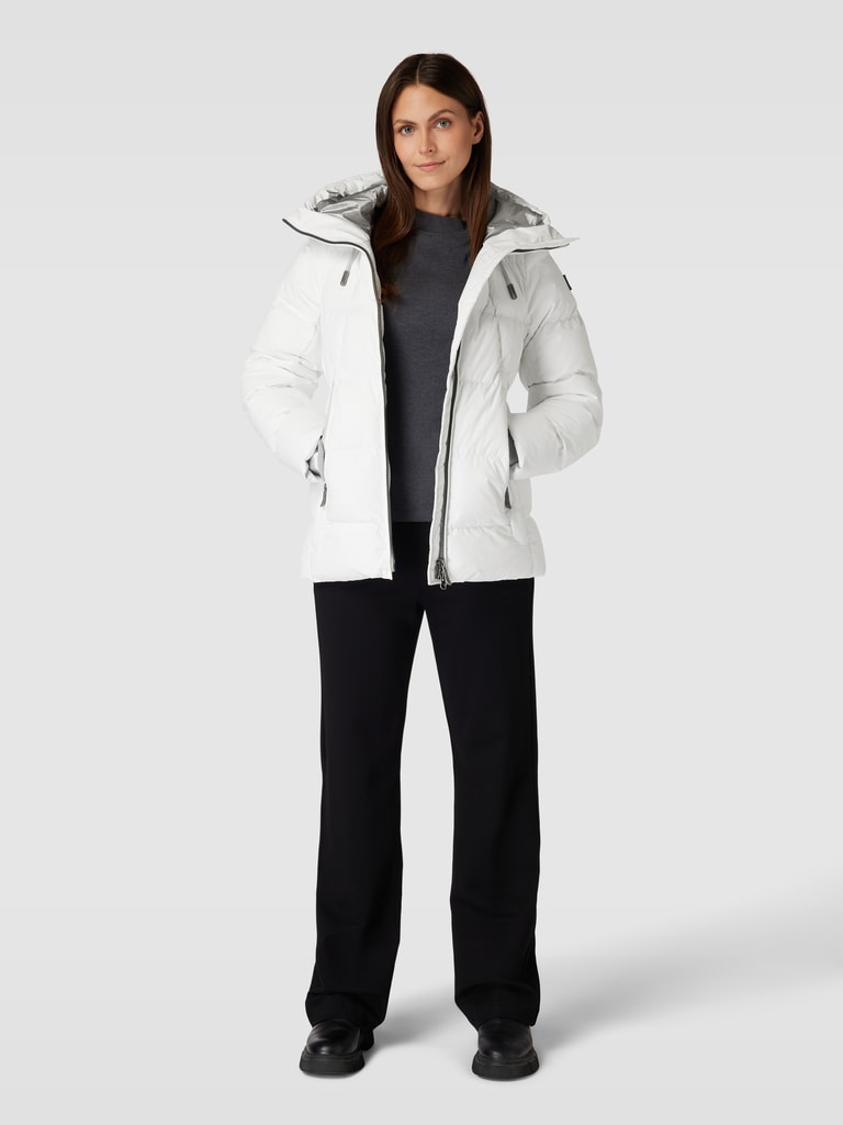 Wellensteyn Gewatteerd jack met capuchon, model 'RAFFLE' in wit online kopen | P&C