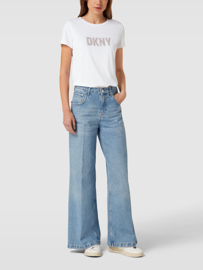 DKNY T-Shirt mit Label-Design Modell 'MARCH' (offwhite) online kaufen