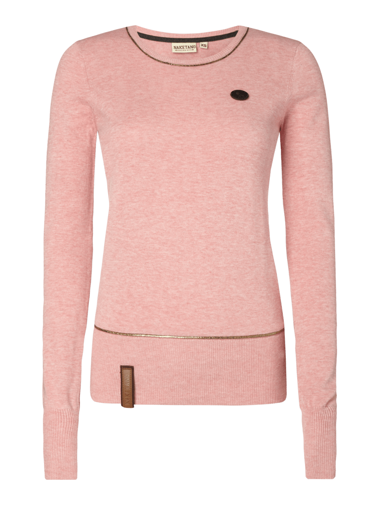Naketano Pullover aus reiner Baumwolle (rose melange) online kaufen