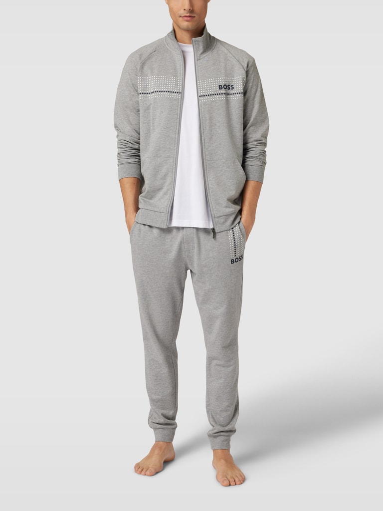 BOSS Sweatpants mit Label-Print Modell 'Authentic' (mittelgrau melange ...