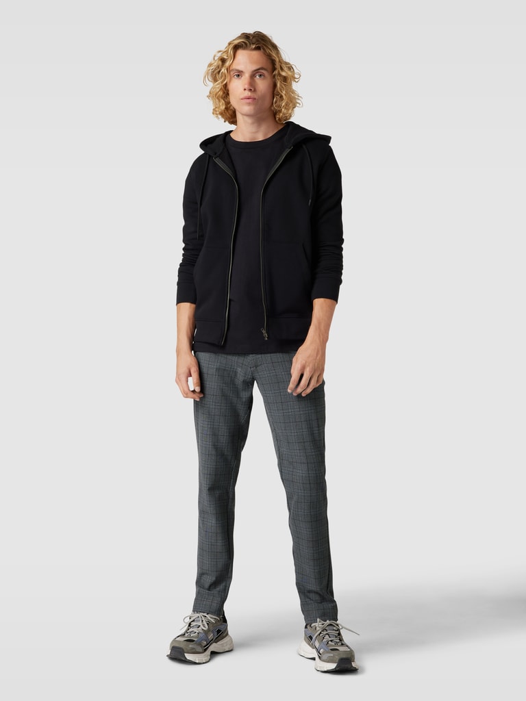 Kup online Jack & Jones Spodnie do garnituru o kroju slim fit z efektem ...