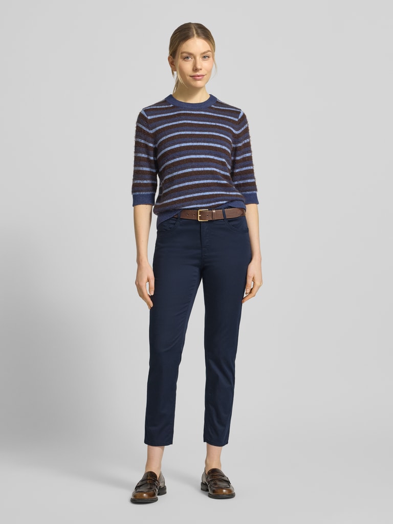 Brax Broek in verkorte pasvorm model 'Mary' in marineblauw online kopen ...