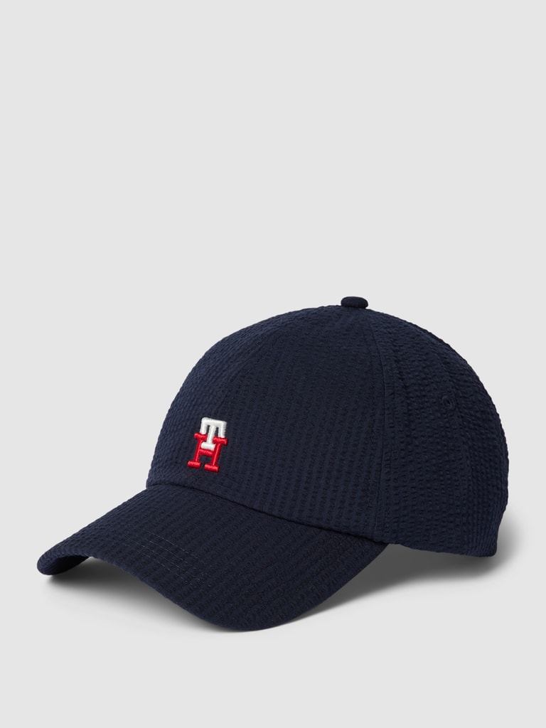 Tommy Hilfiger Base Cap mit Strukturmuster (dunkelblau) online kaufen