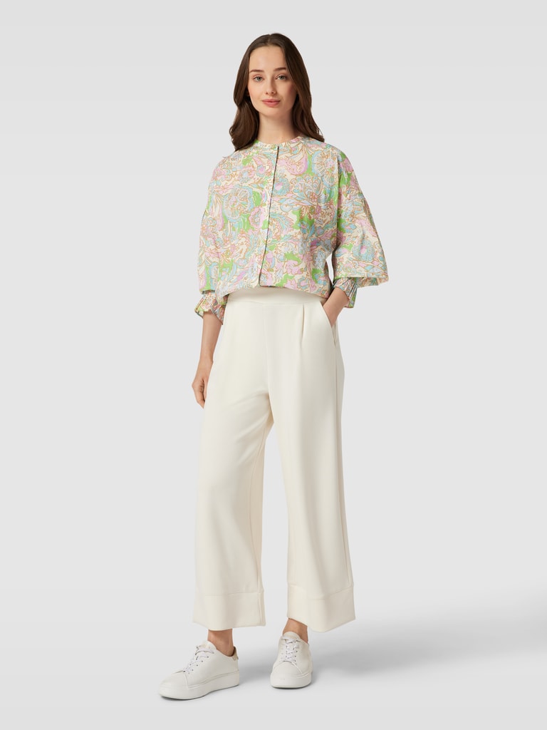 FABIENNE CHAPOT Bluse aus reiner Bio-Baumwolle mit floralem Muster ...