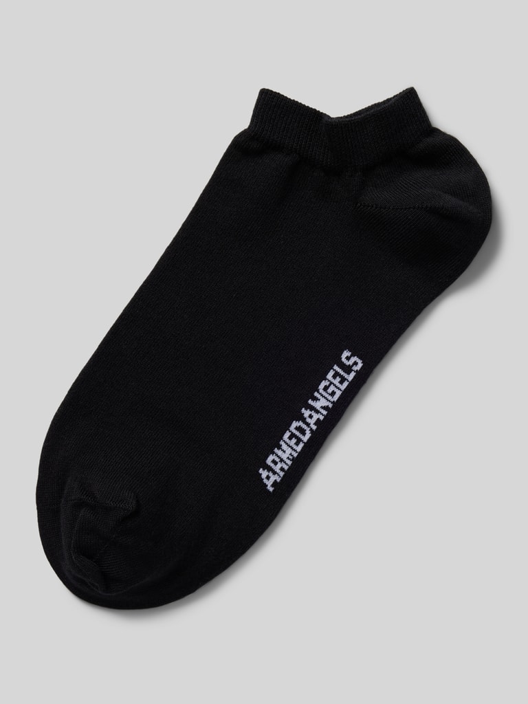 Armedangels Sneakersocken mit Label-Print Modell 'SAALVO' (black ...