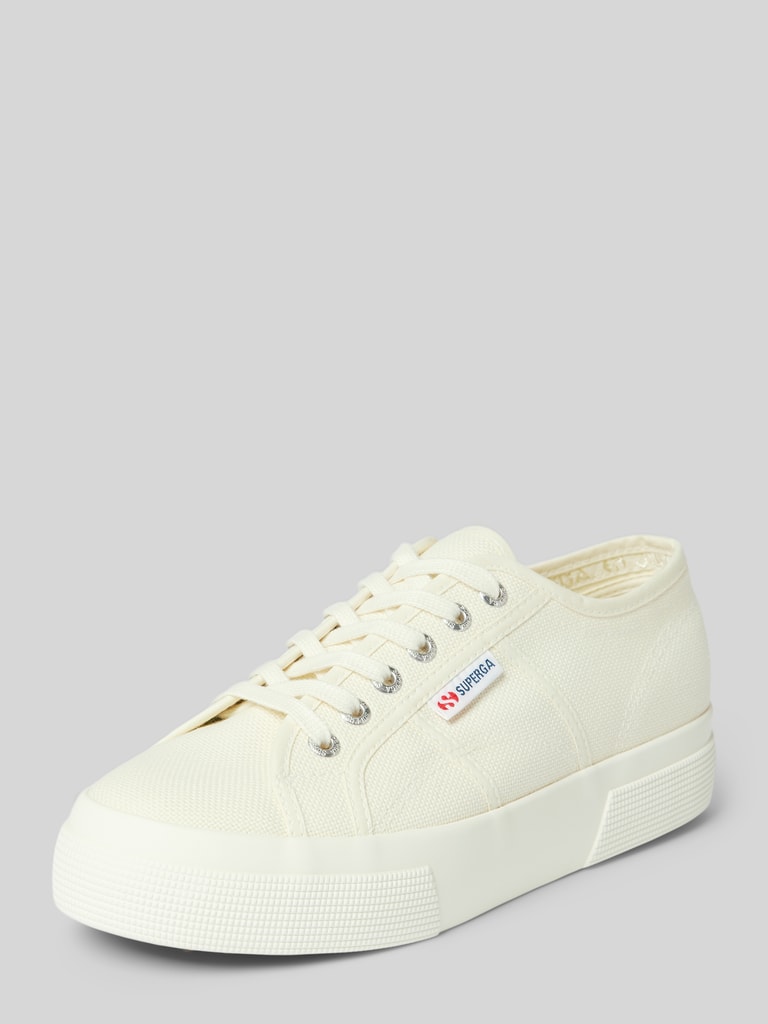 Superga Sneakers met labeldetail, model '2740 PLATFORM' in beige online ...