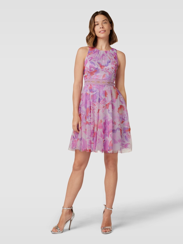 V.M. Cocktailkleid mit Allover-Print (rose) online kaufen