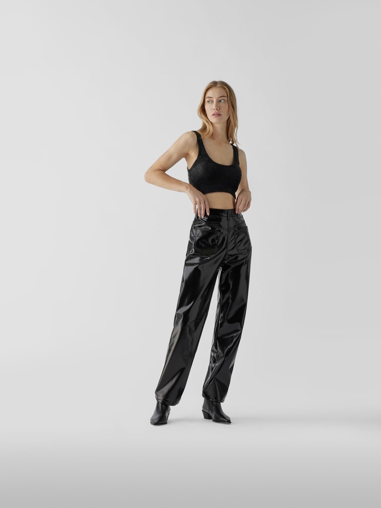 ROTATE Cropped Top im Slim Fit (black) online kaufen