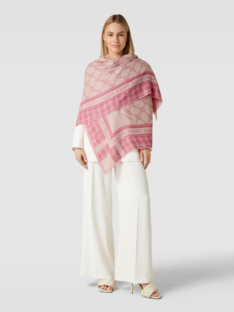 JOOP! Schal mit Label-Print (pink) online kaufen