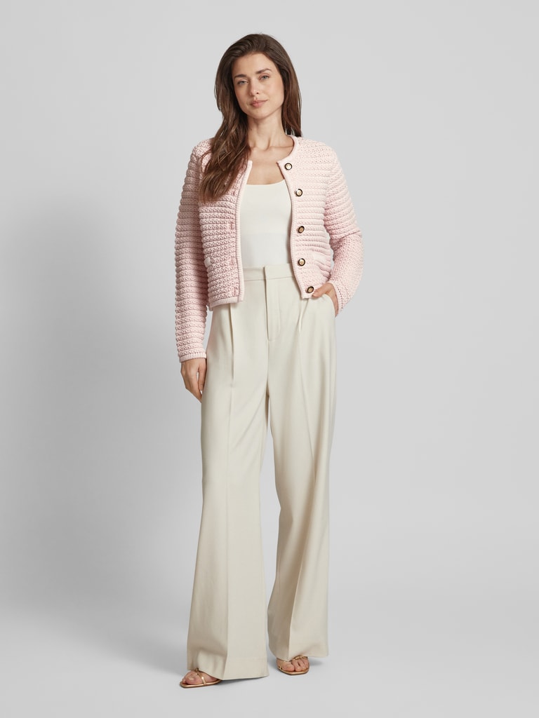 Kup online Jake*s Collection Kurtka z dzianiny z fakturowanym wzorem ...