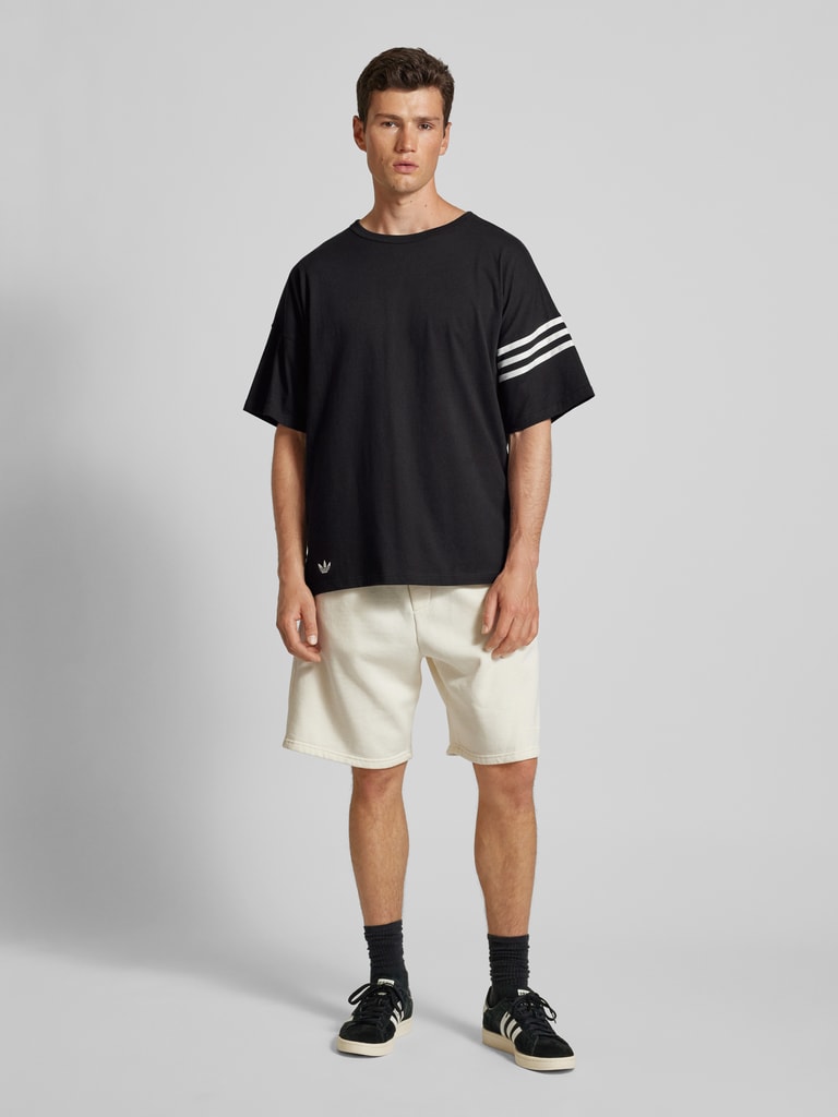adidas Originals T-Shirt mit Kontraststreifen (black) online kaufen